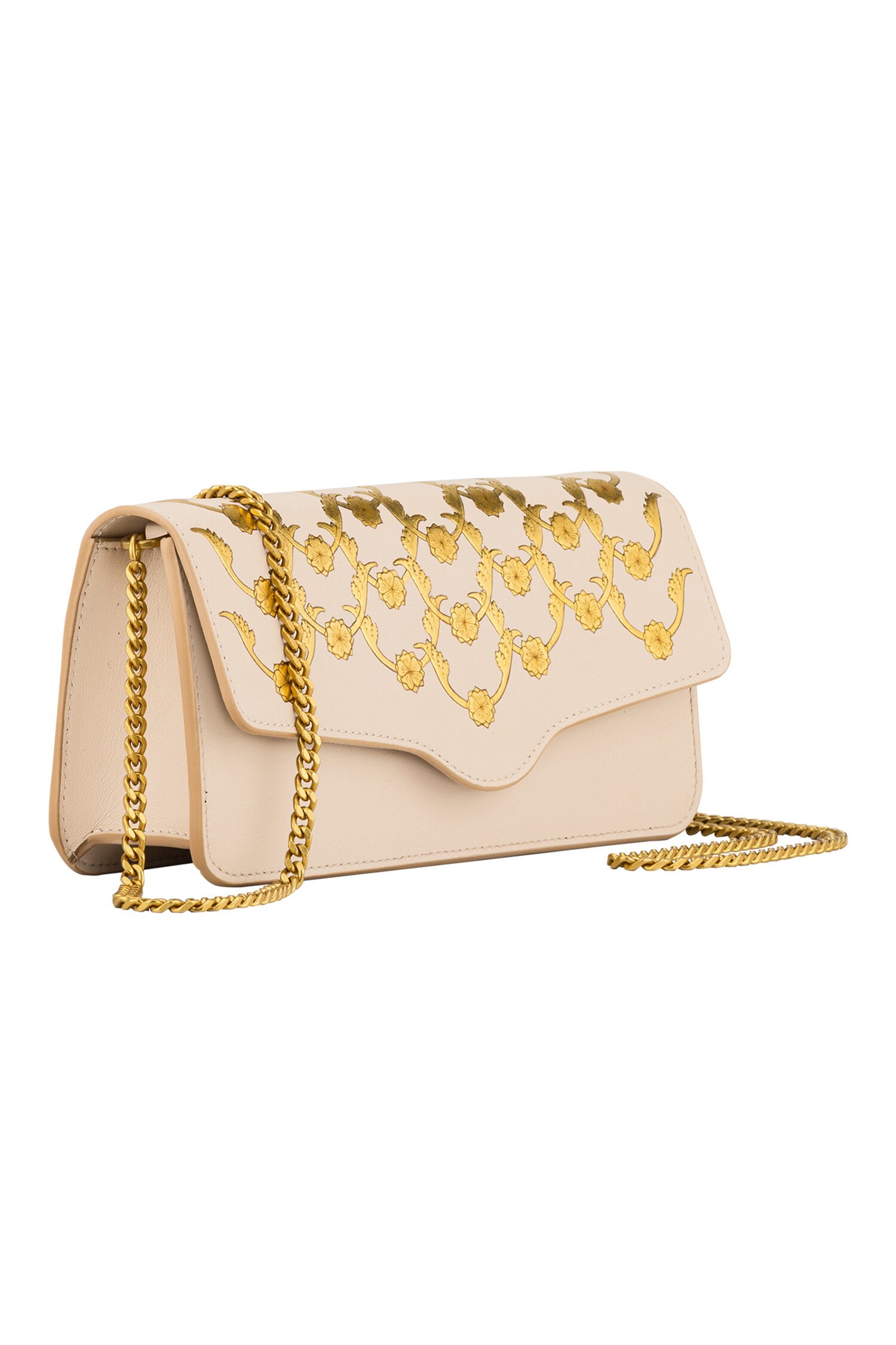 Buy Aranyani The Champa Trails Pattern Clutch Online | Aza Fashions