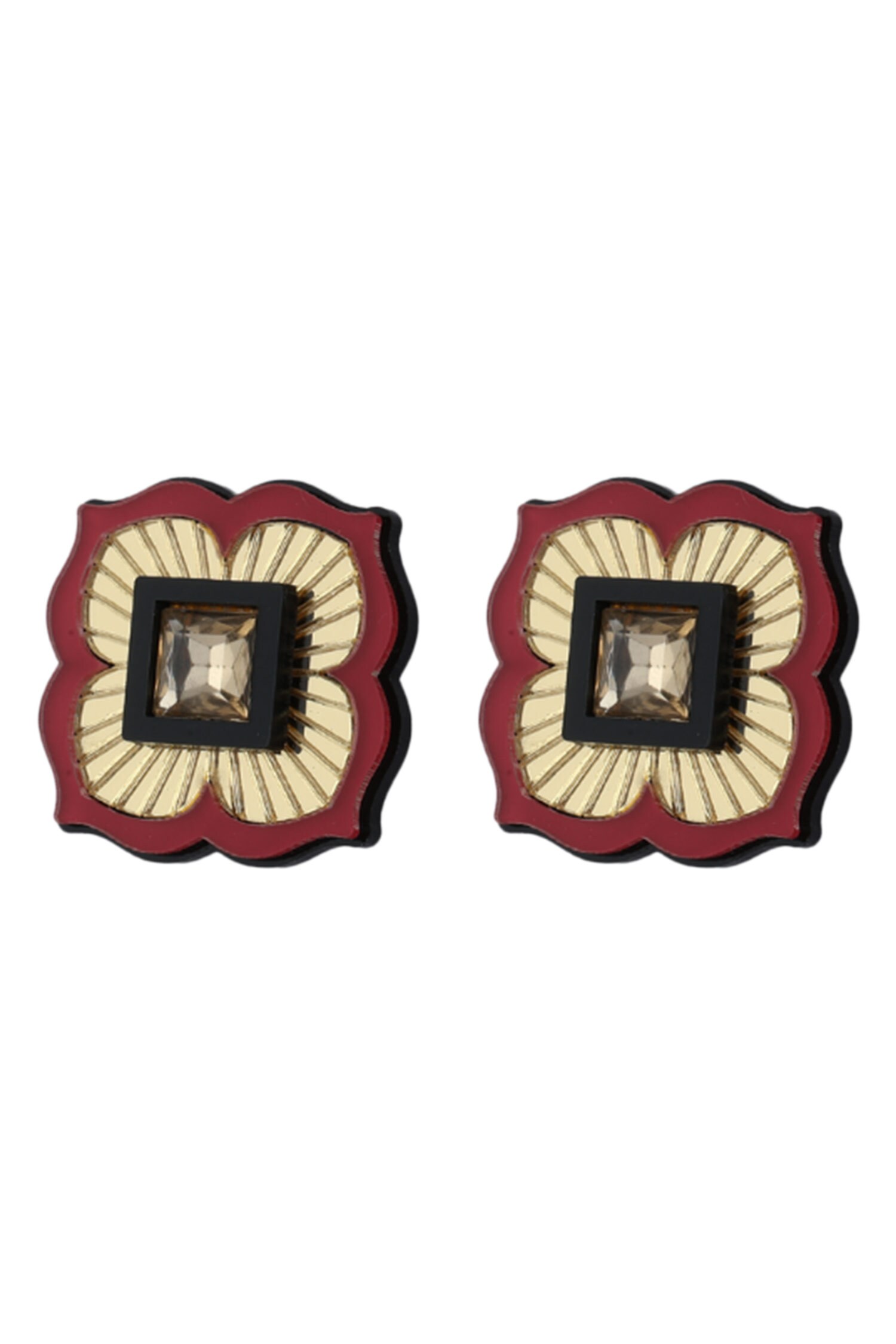 Buy The YV Brand by Yashvi Vanani The Brookcress Stud Earrings Online ...