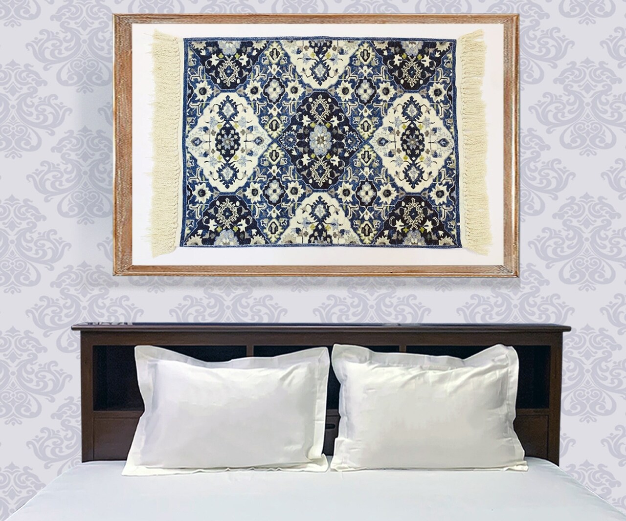 Buy Design Gaatha Moroccan Print Rug Wall Art Online | Aza Fashions