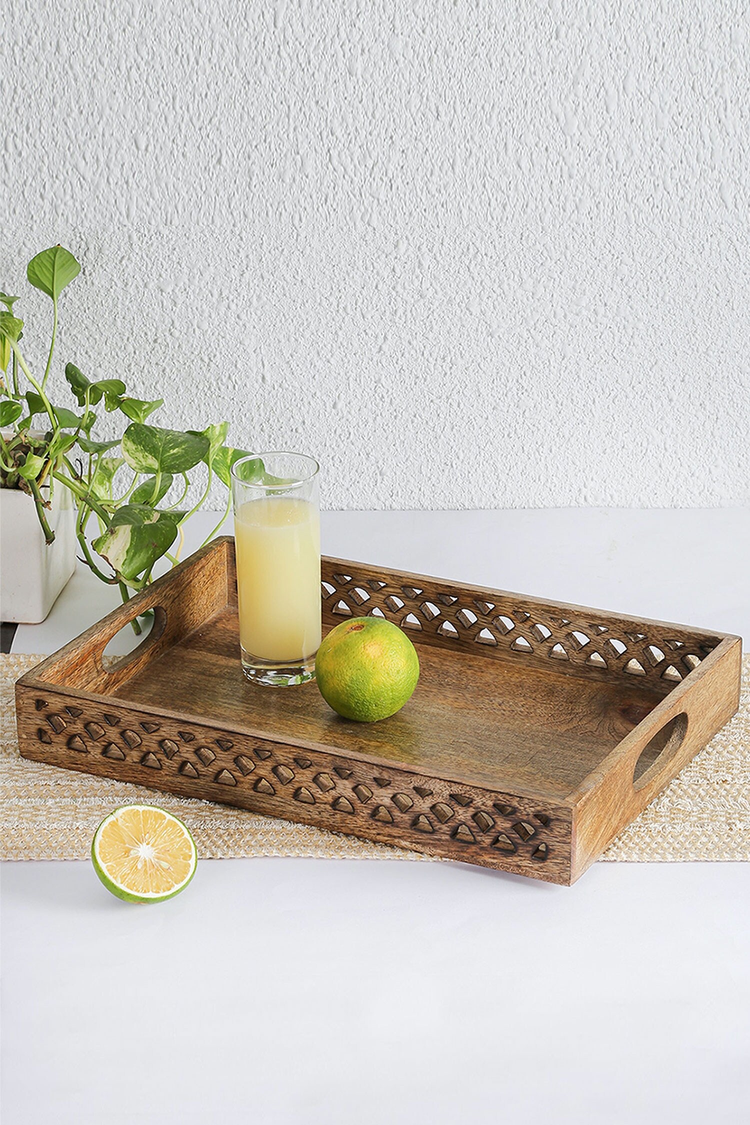 Buy House This Calaram Rectangle Shaped Tray Online | Aza Fashions