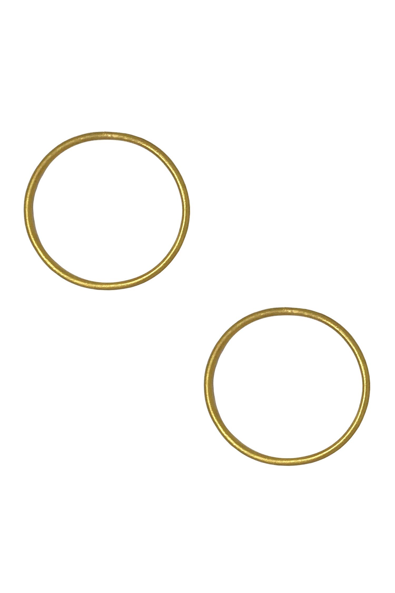 Buy Aaree Accessories Circular Shape Hoops Earrings Online | Aza Fashions