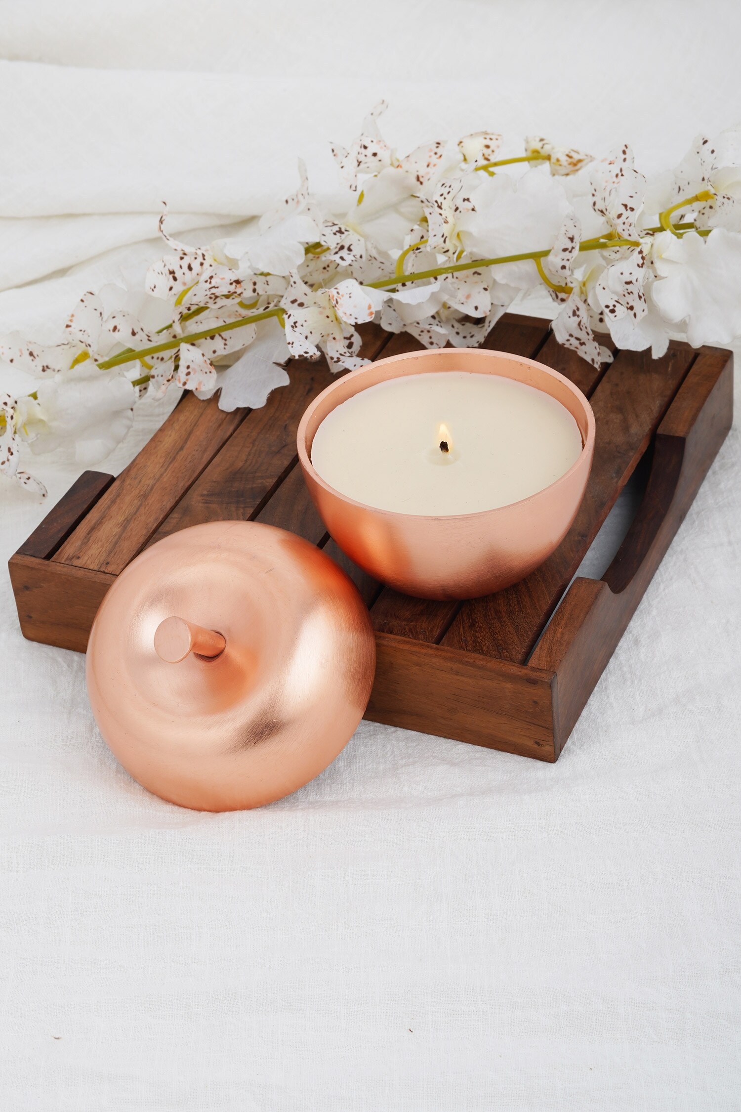 Buy ConsciousCo Apple Shaped Candle Online | Aza Fashions