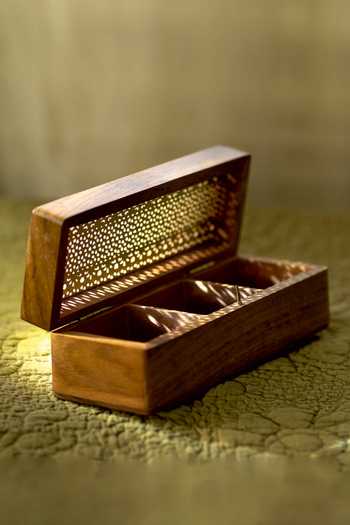 Buy COURTYARD Pavitra Box With 3 Partitions Online | Aza Fashions