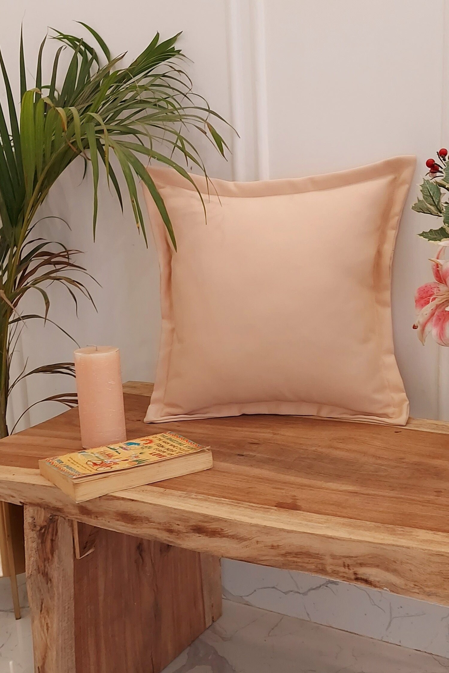 Buy Throwpillow Bourdon Stitch Pattern Cushion Cover Online | Aza Fashions