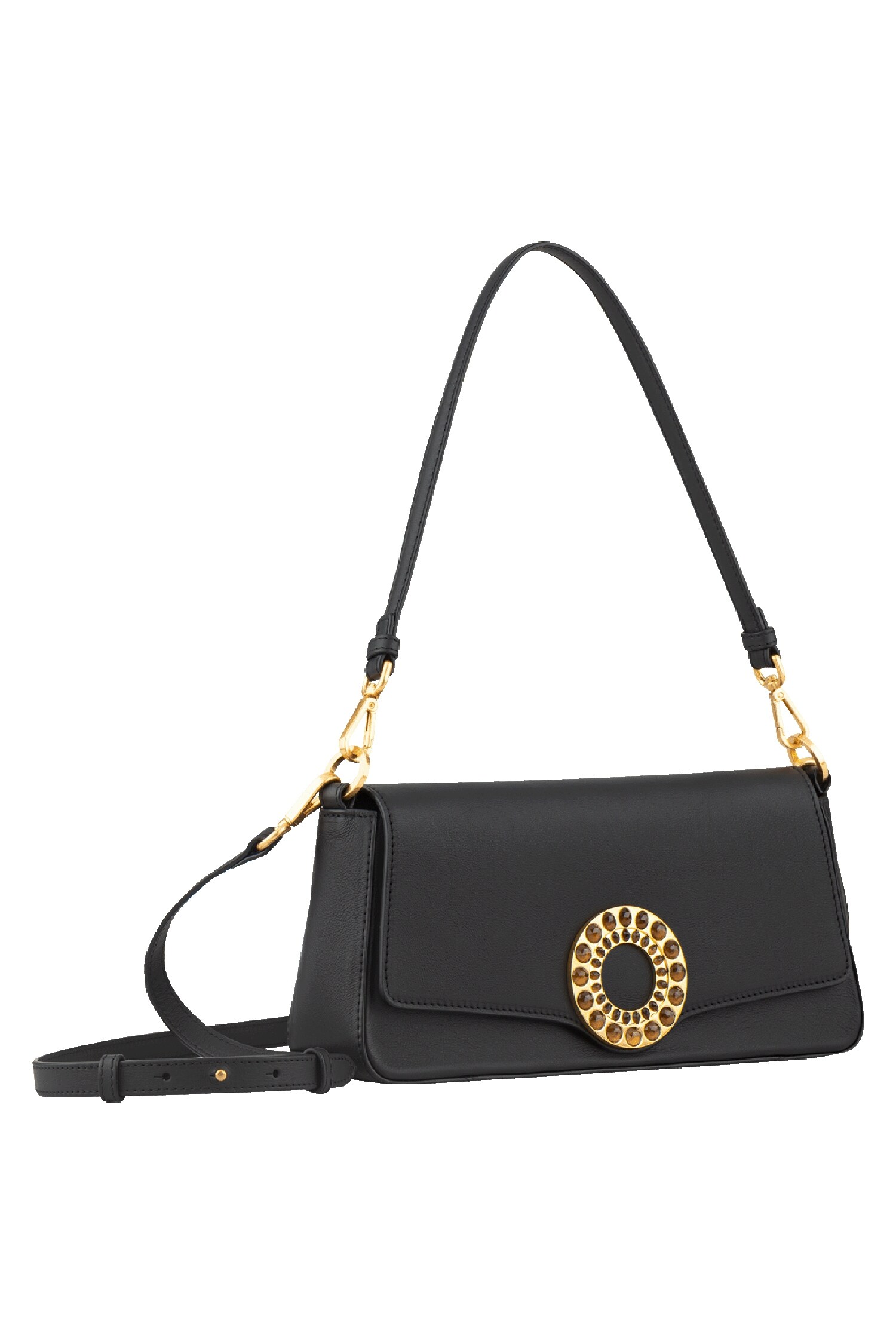 Buy Aranyani Stone Drops Embellished Shoulder Bag Online | Aza Fashions
