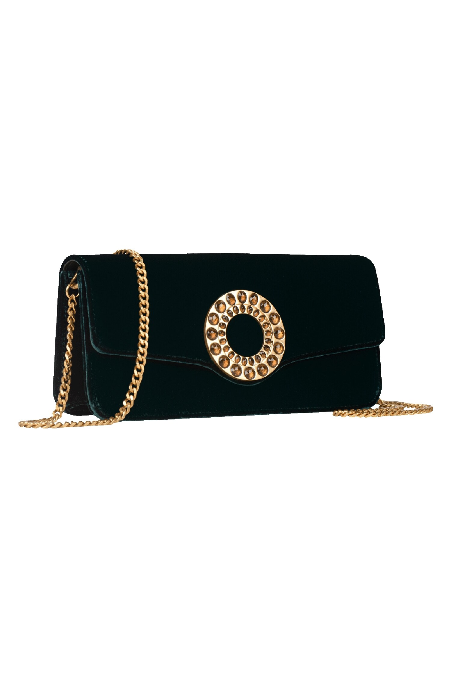 Buy Aranyani Stone Drops Embellished Clutch Bag Online | Aza Fashions