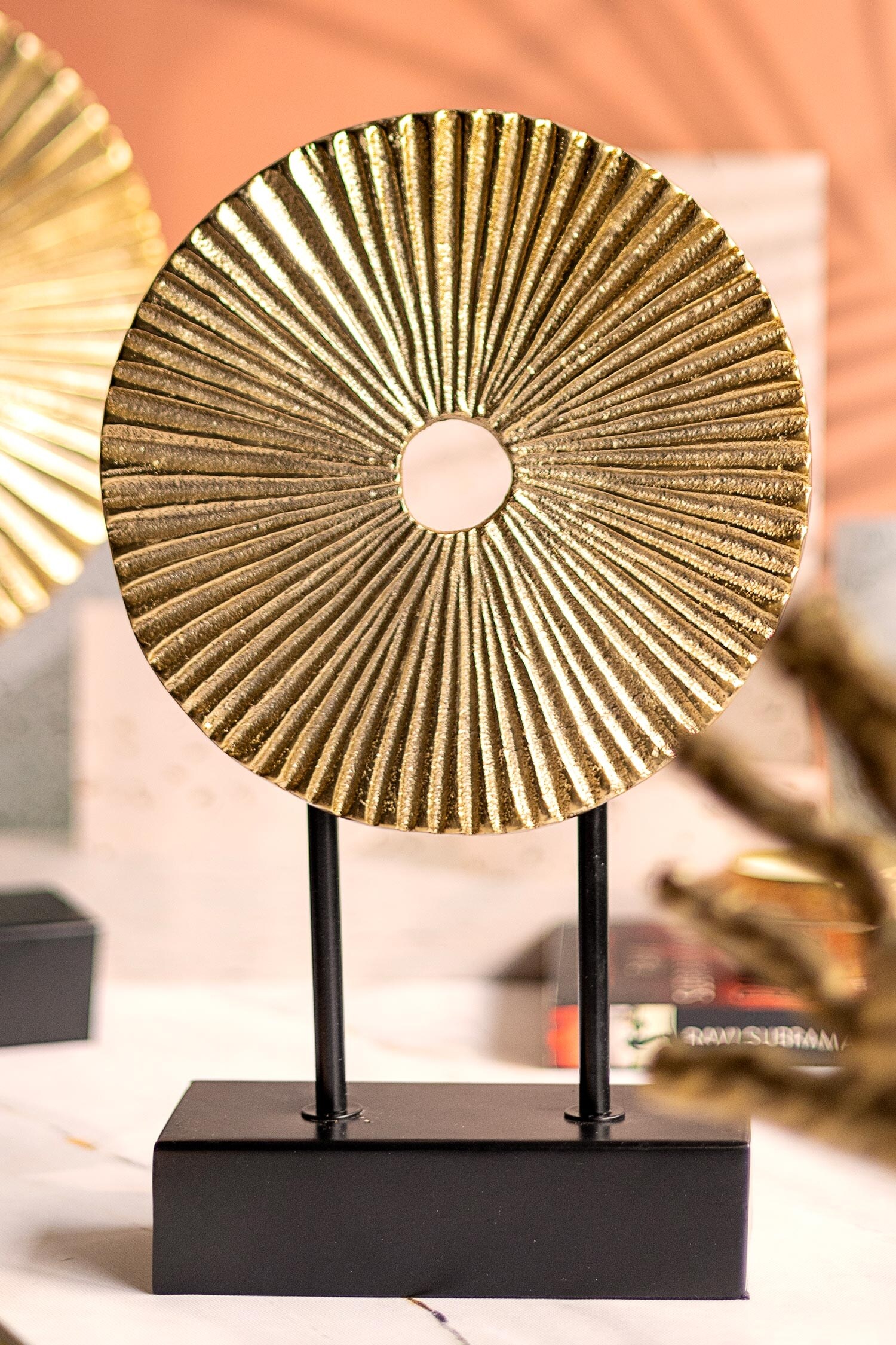 Buy H2H Gilded Radial Table Decor Online | Aza Fashions