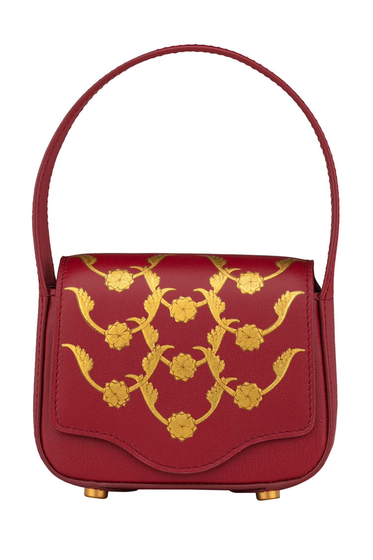 Buy Aranyani Glided Champa Flower Bag Online | Aza Fashions