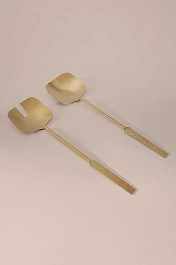 Buy Table Manners Myrtle Serving Spoons Set Online | Aza Fashions