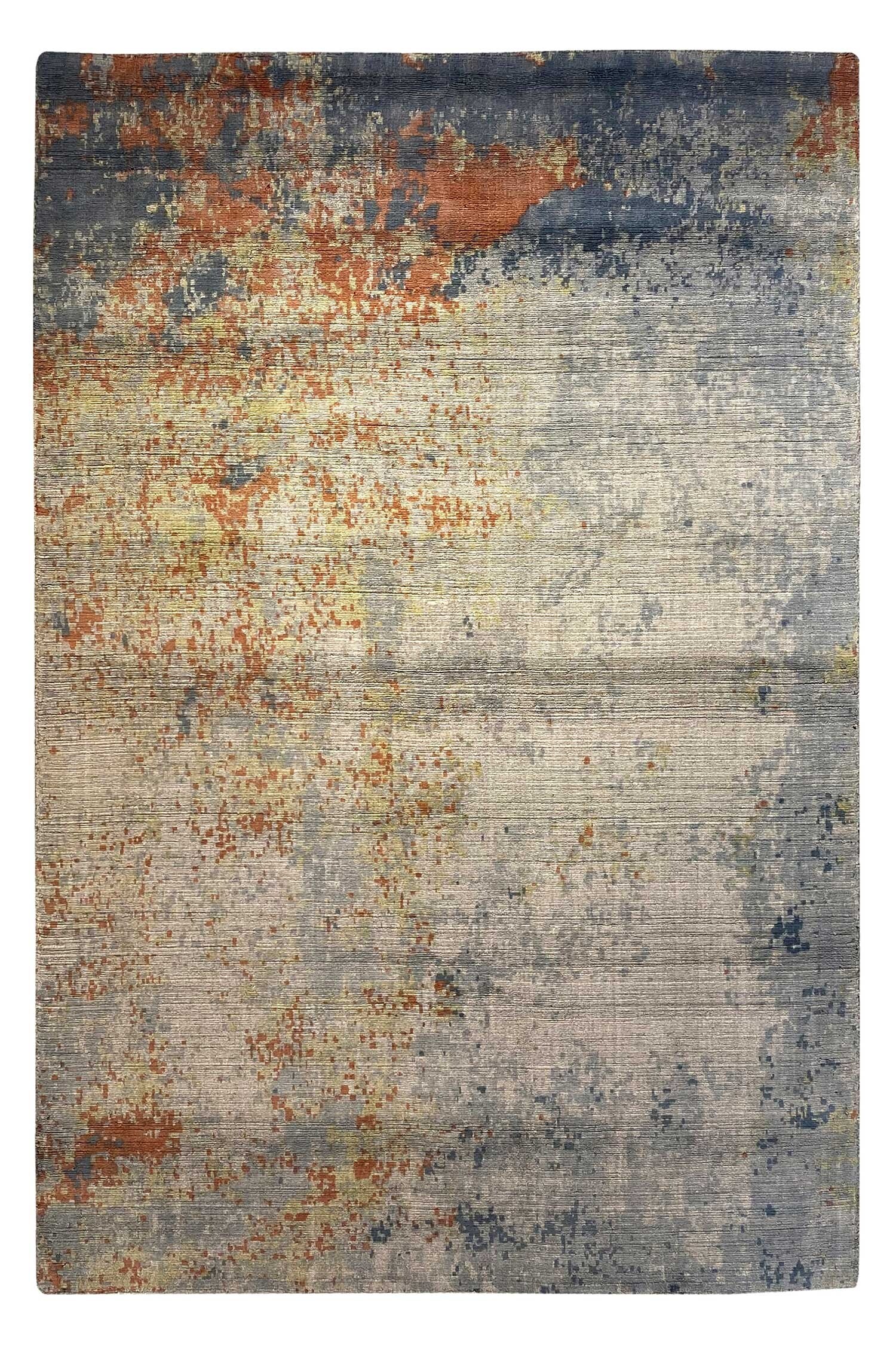 Buy Qaaleen Horizon Handloom Rug Online | Aza Fashions