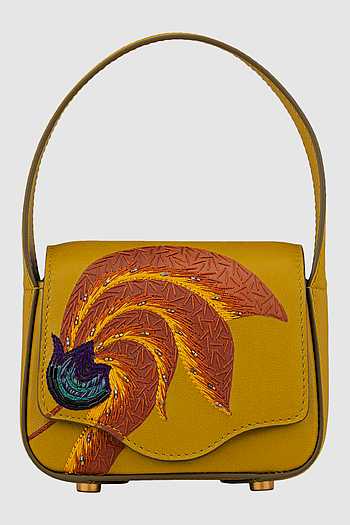 Buy Aranyani The Kesuda Flower Top Handle Bag Online | Aza Fashions
