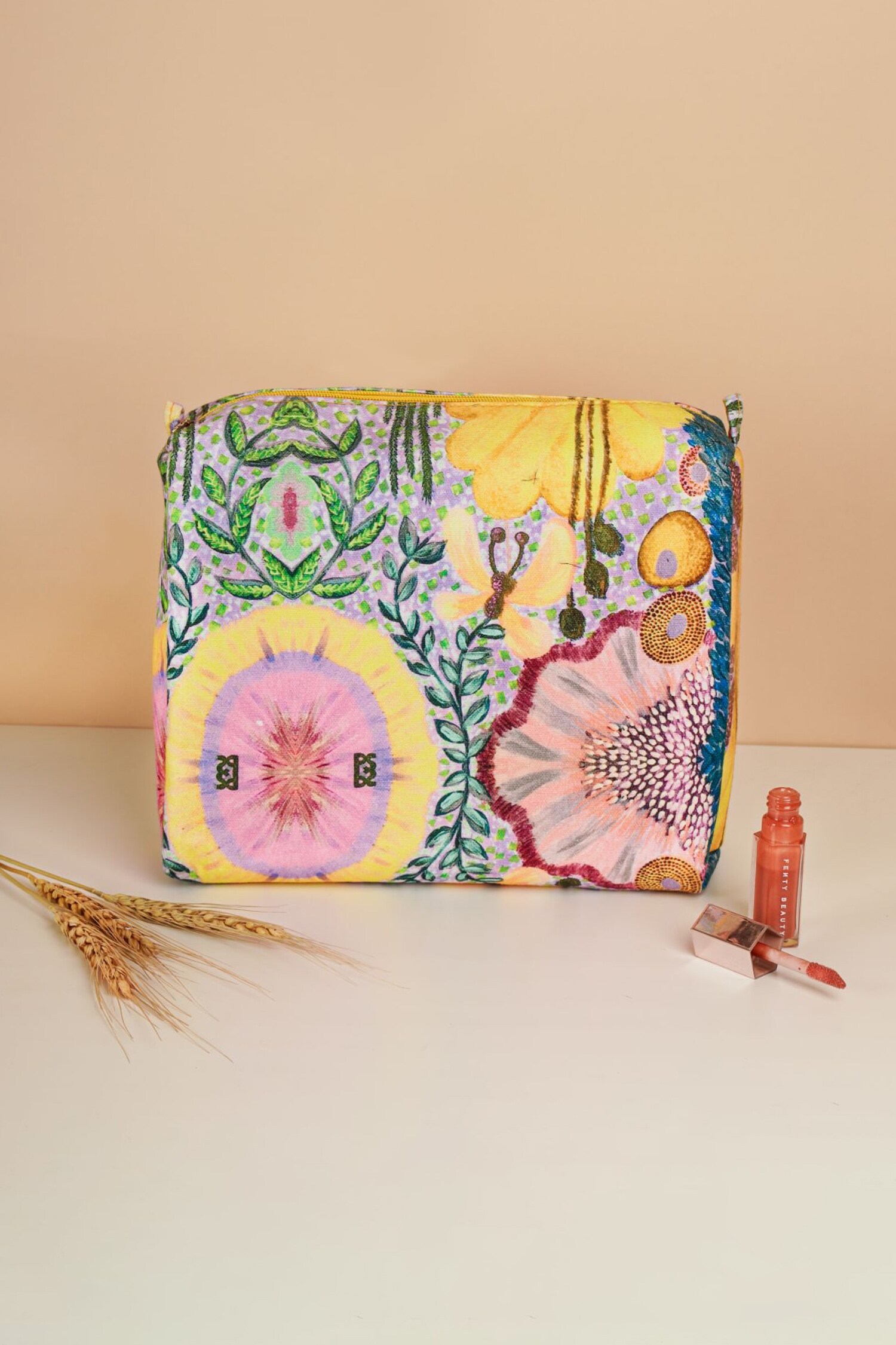 Buy PS Accessories by Payal Singhal Canvas Enchanted Print Vanity Kit ...