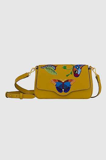 Buy Aranyani Threadwork Butterfly Crossbody Bag Online | Aza Fashions