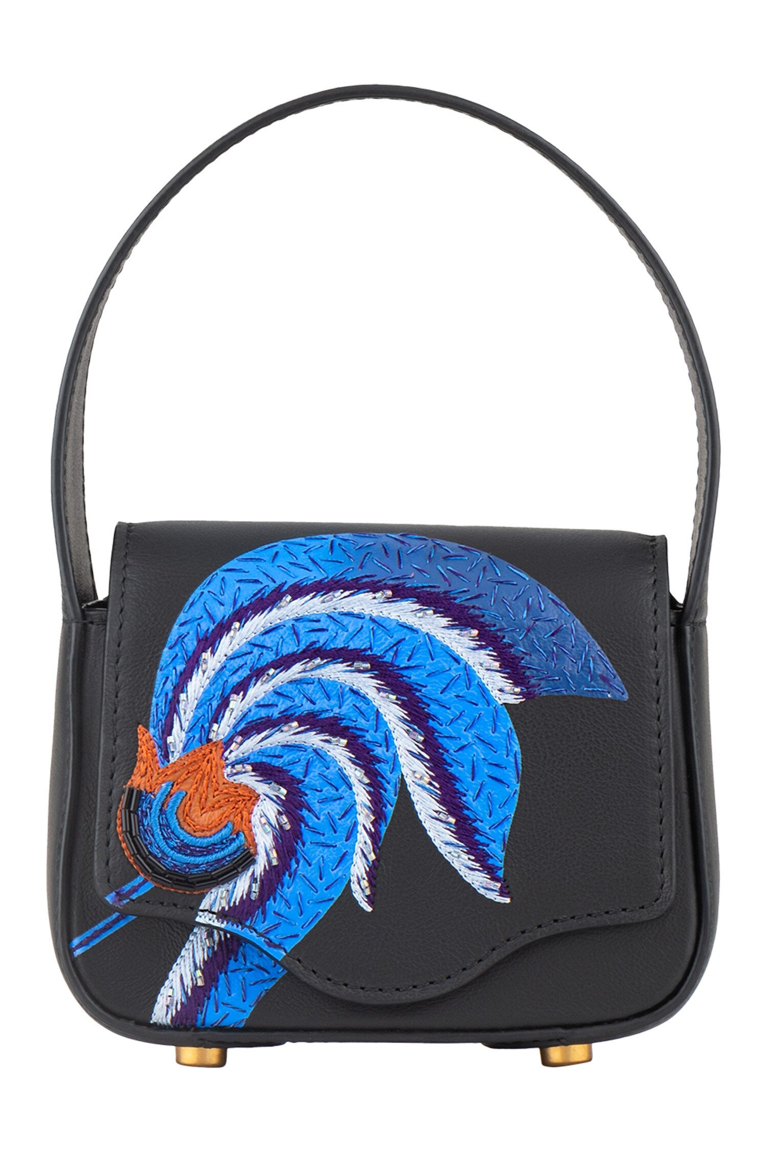 Buy Aranyani The Embroidered Kesuda Nano Top Handle Bag Online | Aza ...