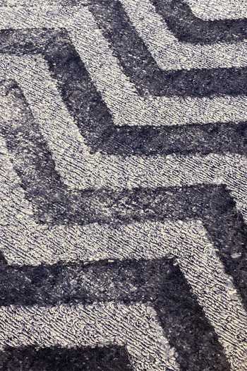 Buy Qaaleen The Chevron Handloom Rug Online | Aza Fashions
