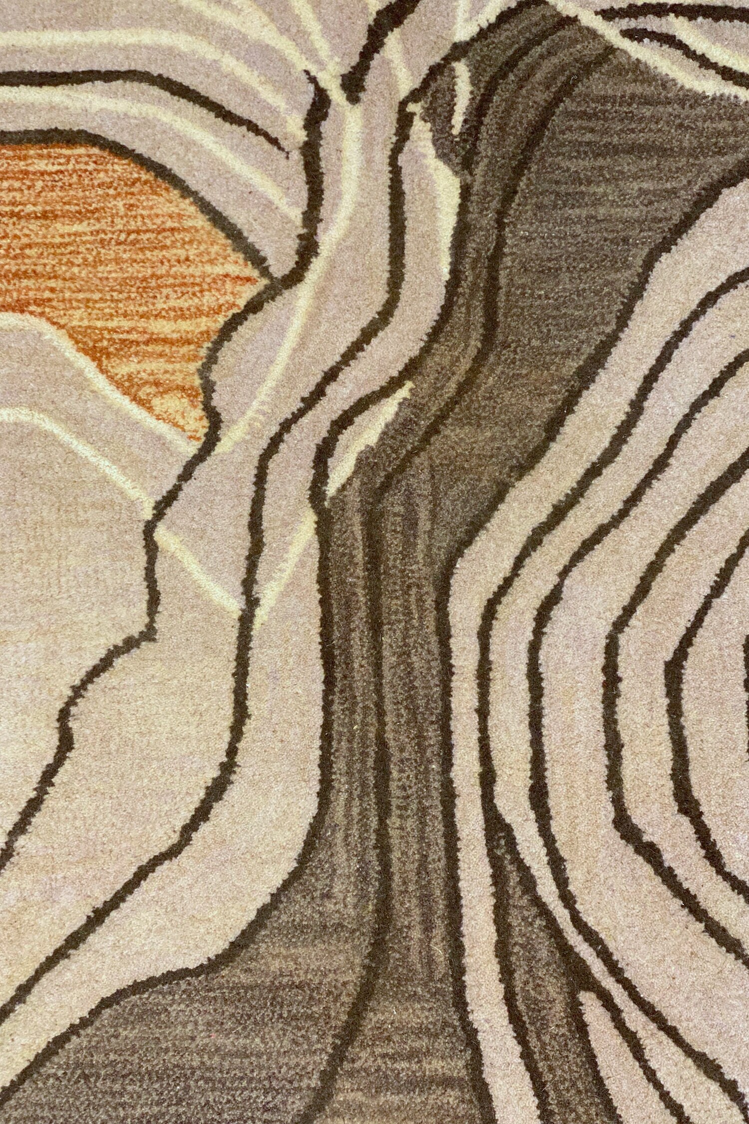 Buy Qaaleen Abstract Pattern Hand Tufted Rug Online | Aza Fashions