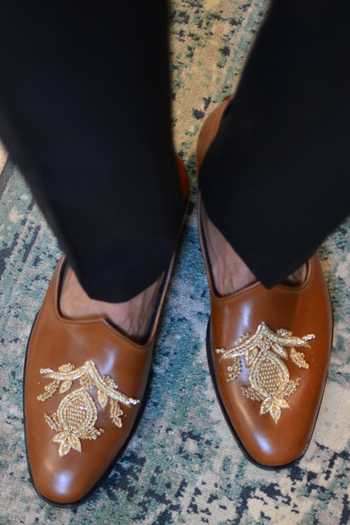 Buy Brown The Royal Handcrafted Oblum Mojris For Men by Oblum Online at ...