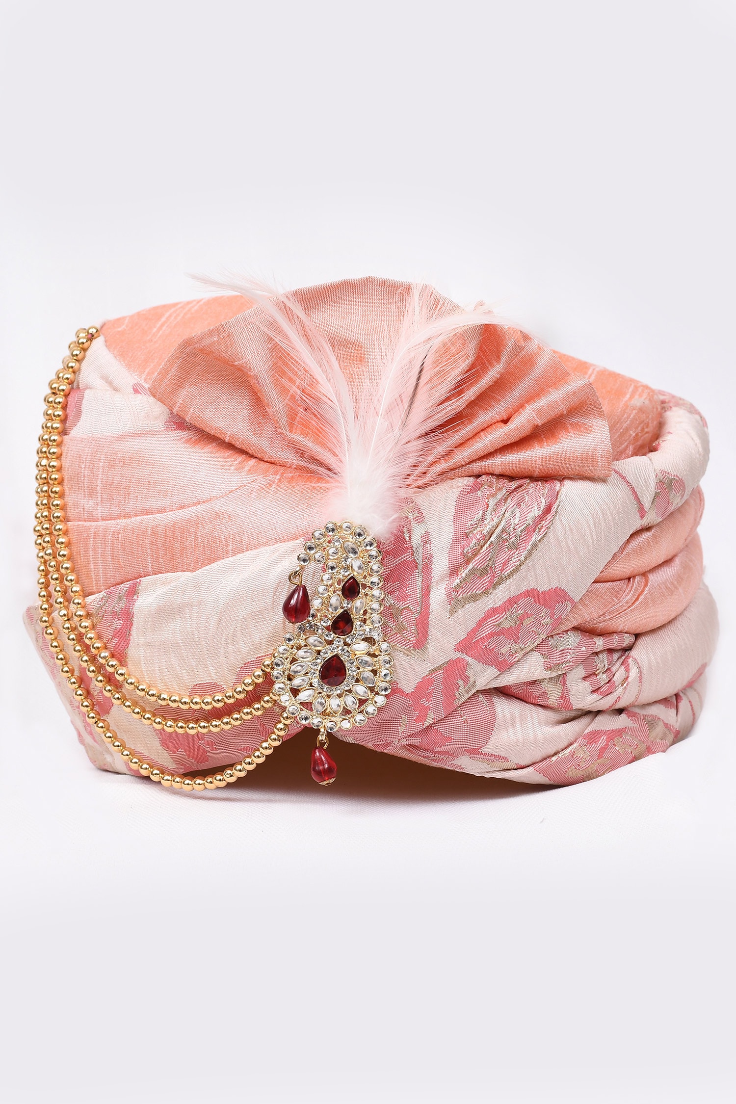 Buy Pink Woven Safa by Arihant Rai Sinha Online at Aza Fashions.