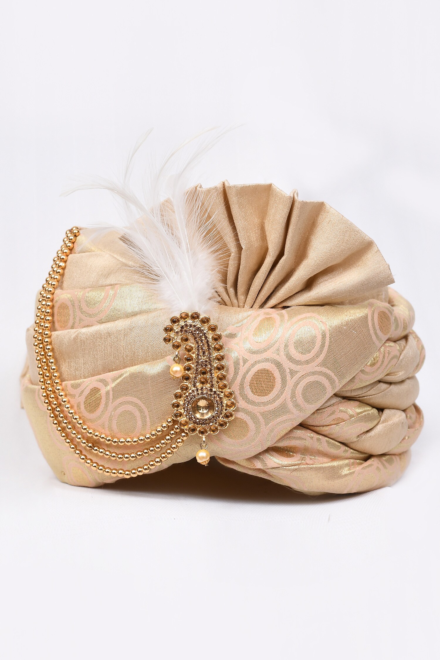 Buy Beige Printed Safa For Men by Arihant Rai Sinha Online at Aza Fashions.