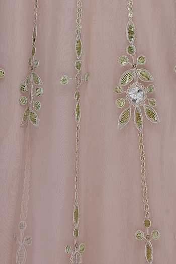 Buy Priyanka Singh Angrakha Blouse With Embrodiered Lehenga And Dupatta ...