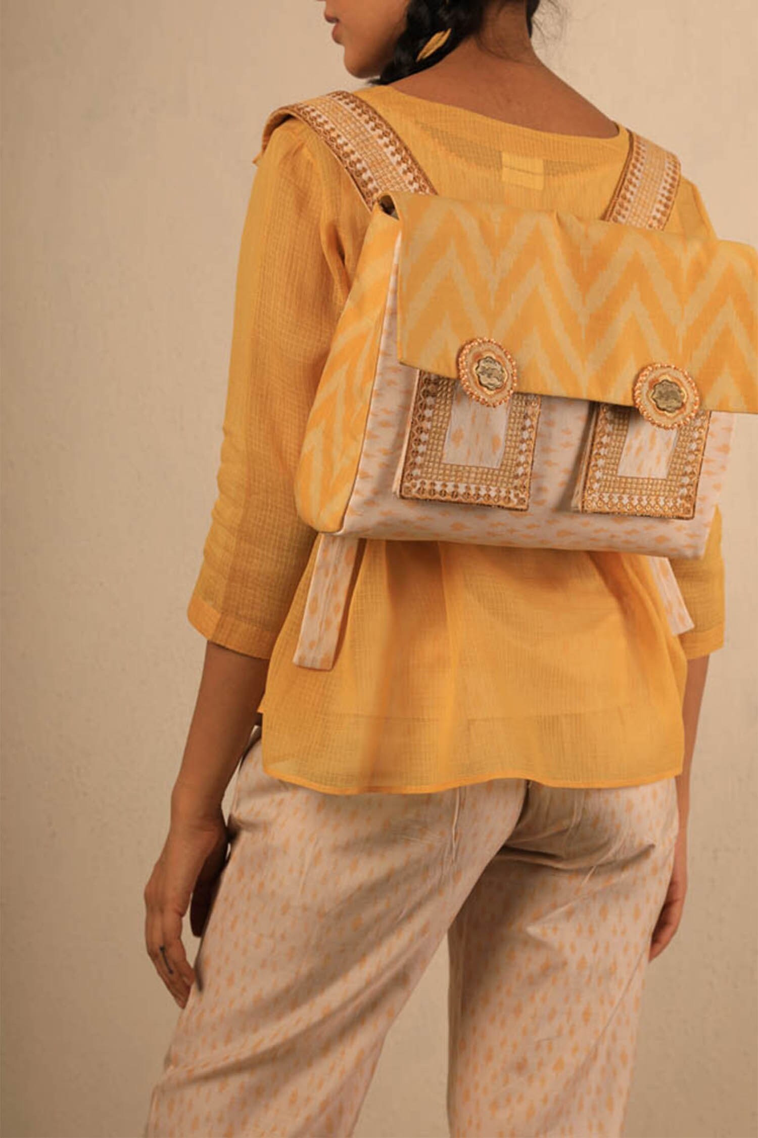 Buy Torani Ikat Basta Bag Online | Aza Fashions