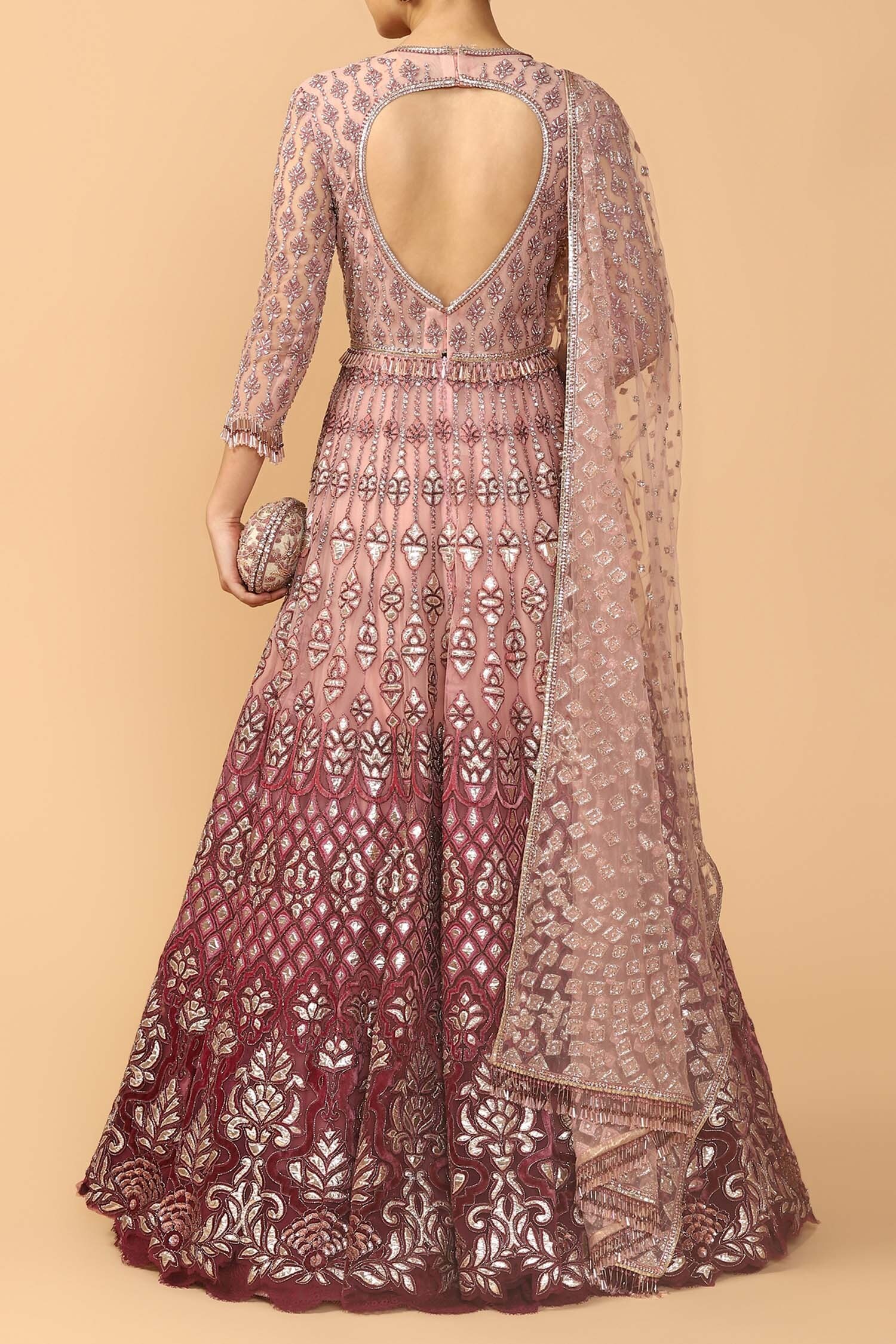 Buy Embroidered Anarkali Set by Tarun Tahiliani at Aza Fashions