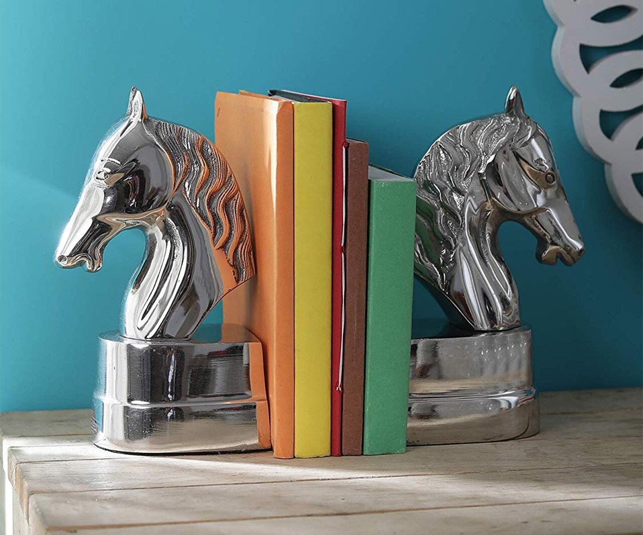Buy Sammsara Pegasus Horse Head Bookends (Set of 2) Online | Aza Fashions