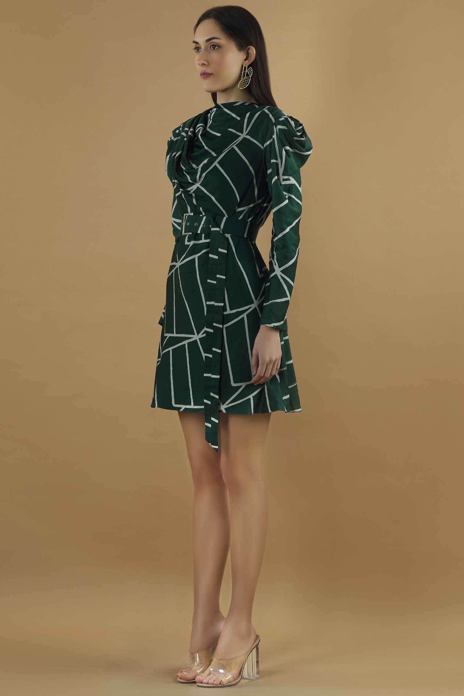 Buy Vedika M hand Painted Short Dress Online | Aza Fashions