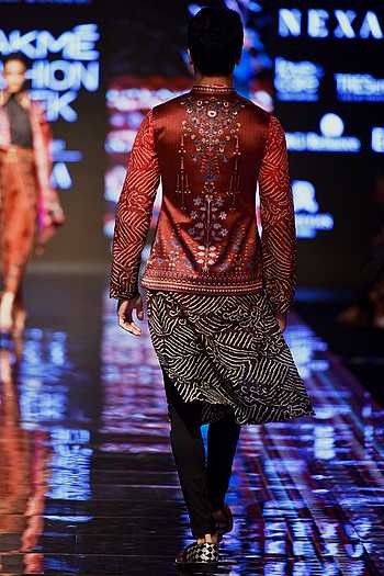 Buy Rajdeep Ranawat - Men Black Silk Churidar Pant Online | Aza Fashions