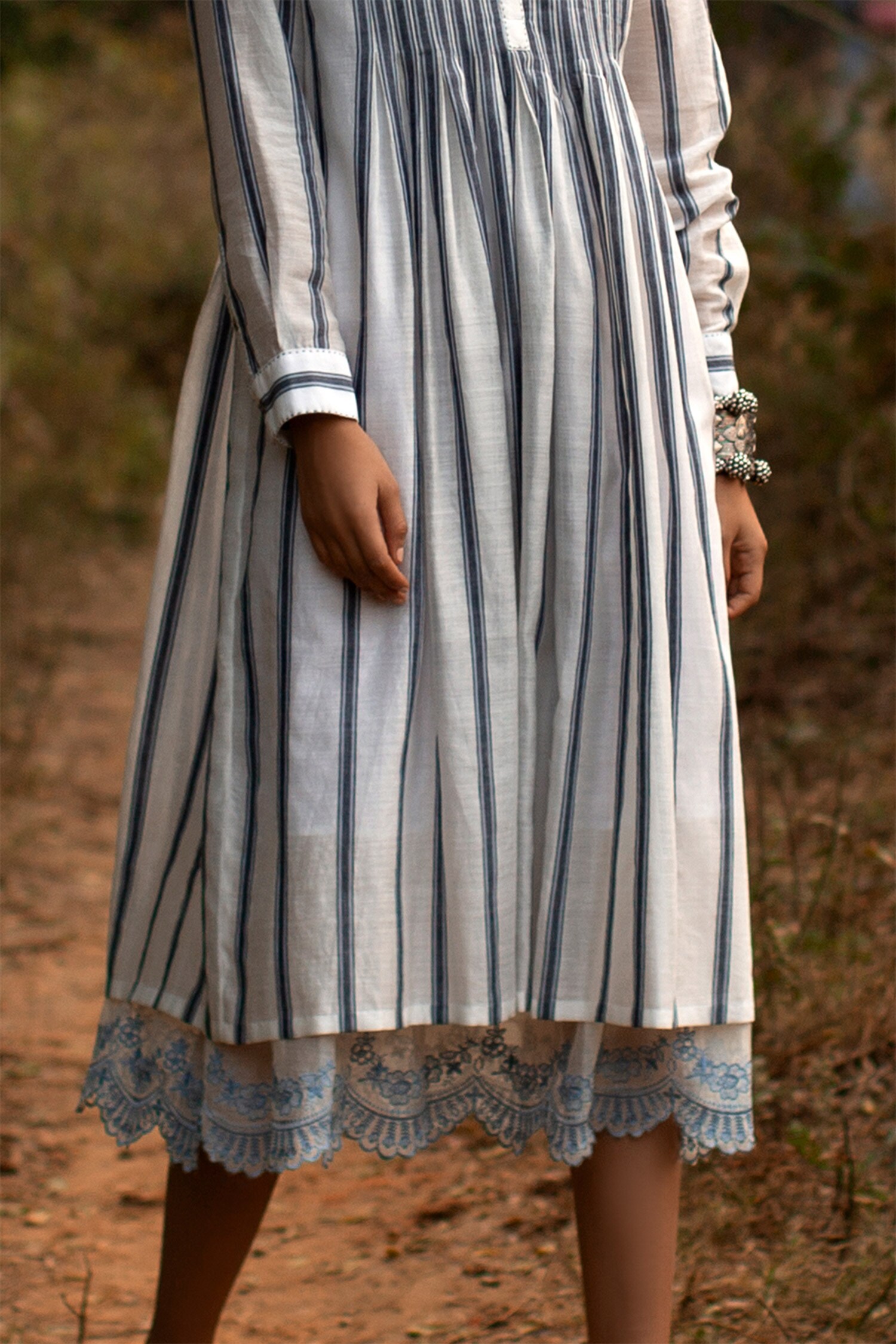 Buy Handloom Cotton Linen Tunic by Payal Pratap at Aza Fashions