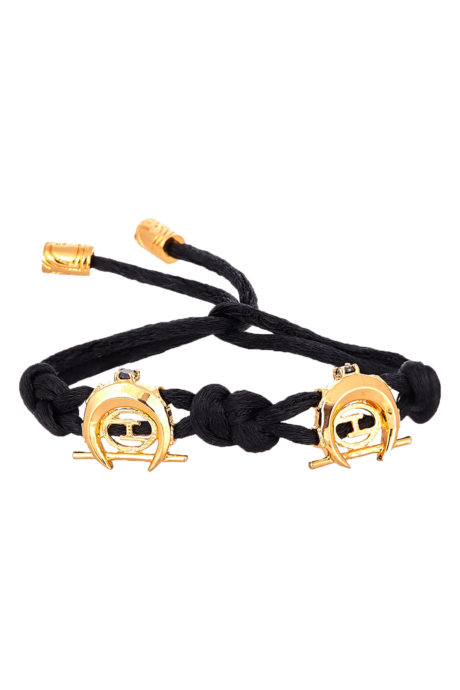 Buy Outhouse Monogram Knot Of Love Cord Bracelet Online | Aza Fashions