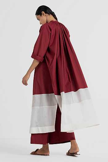 Buy Three Colorblock Kurta Set Online | Aza Fashions