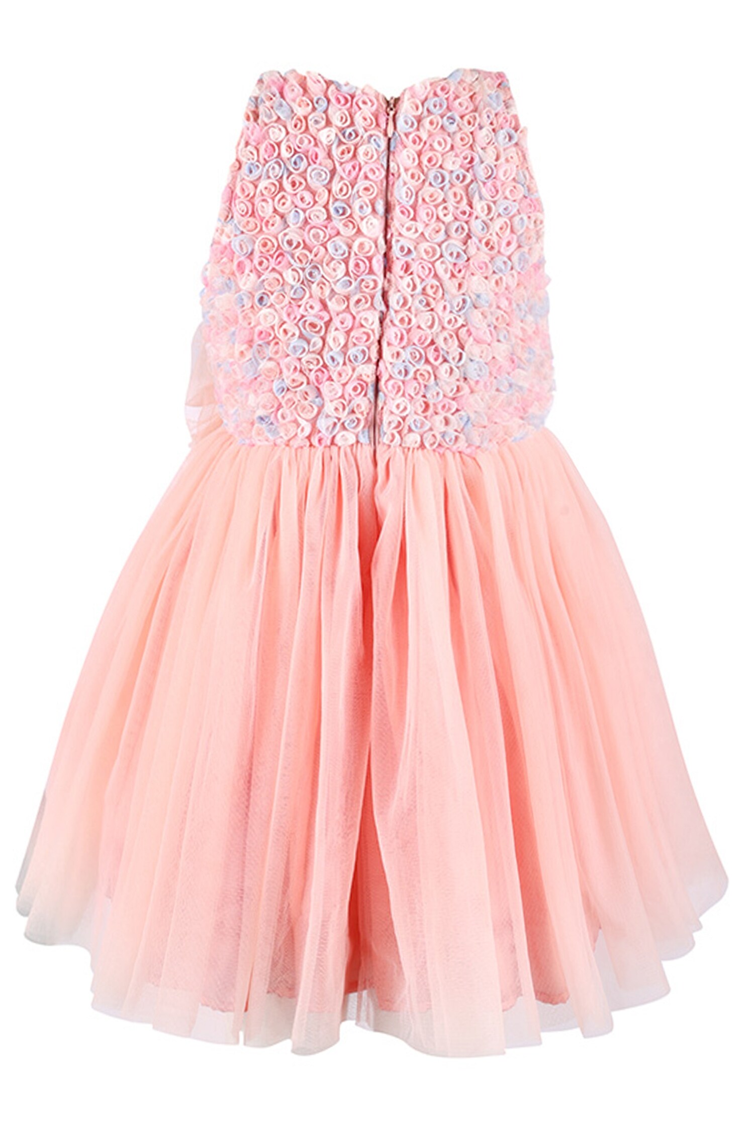 Buy Rang by Lespetits Pink Pleated Dress For Girls Online | Aza Fashions