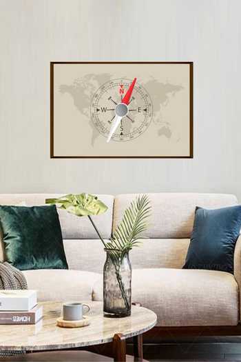The Art House Vintage World Map Handmade Painting