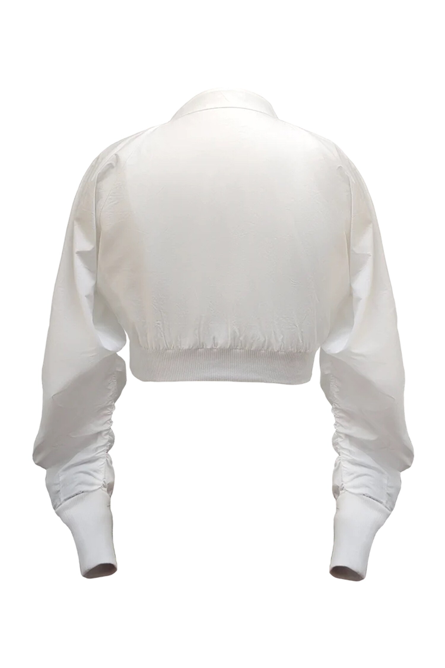 Buy Aroka White Poplin Overlap Flap Jacket Online | Aza Fashions