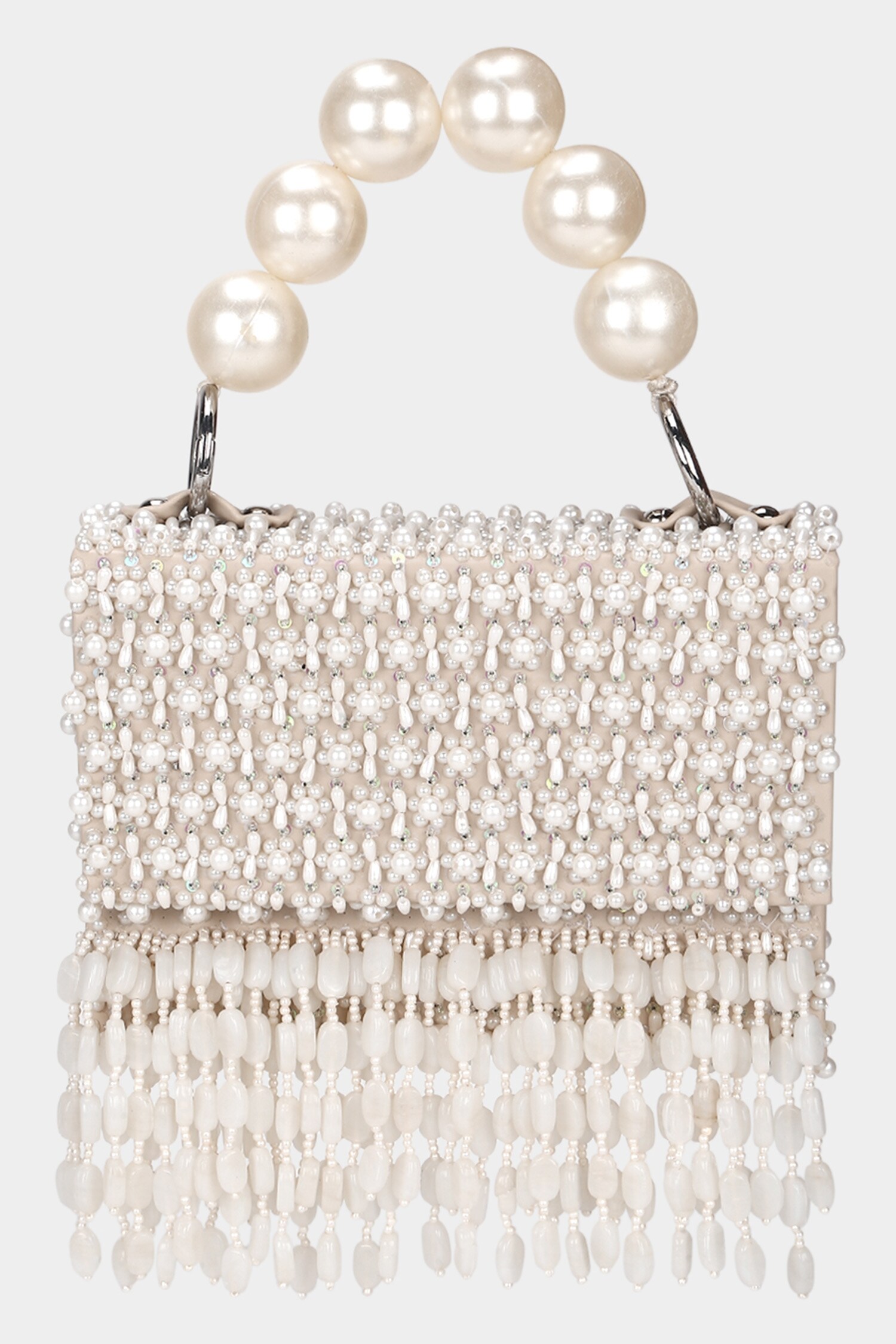 Buy White Embellished Dove Mini Bag by Aanchal Sayal Online at Aza ...
