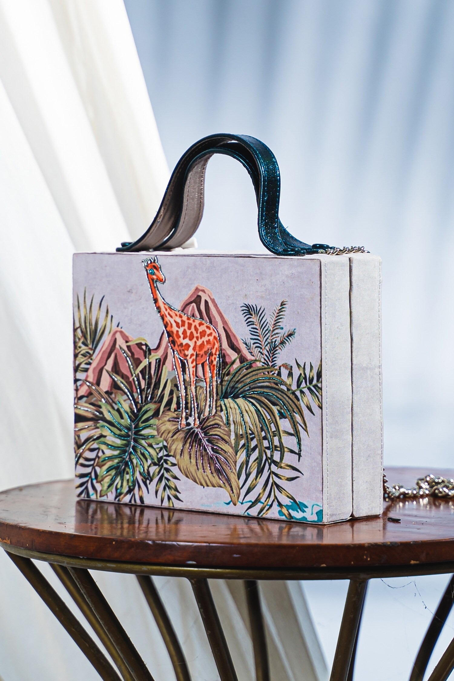 Buy Soniya G Animal Print Clutch Online | Aza Fashions