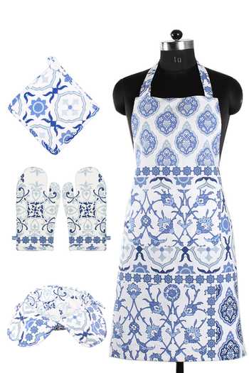 Buy House This Floral Print Kitchen Set Set Of 4 Online | Aza Fashions