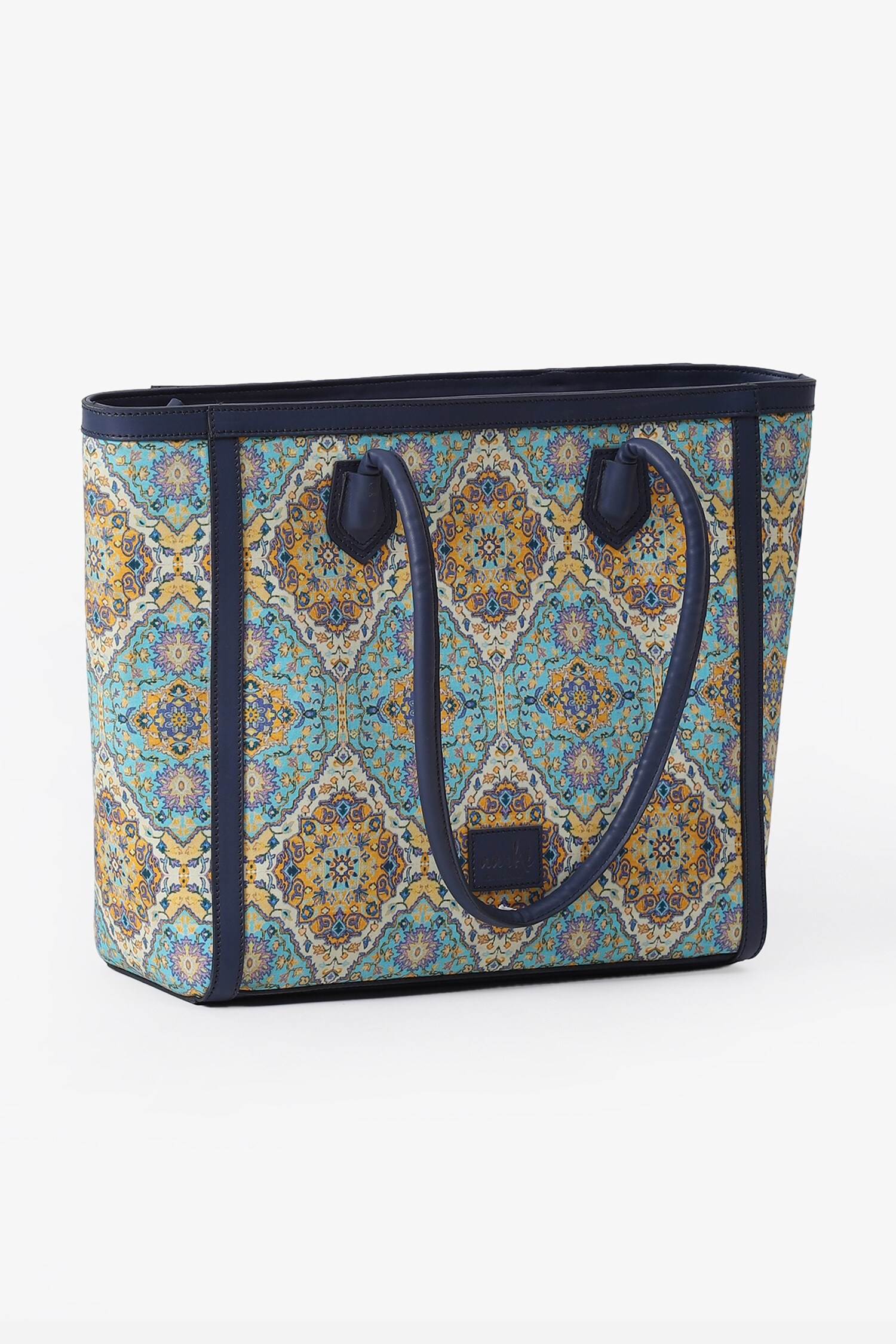 Buy Aarke Ritu Kumar Floral Print Tote Bag Online | Aza Fashions