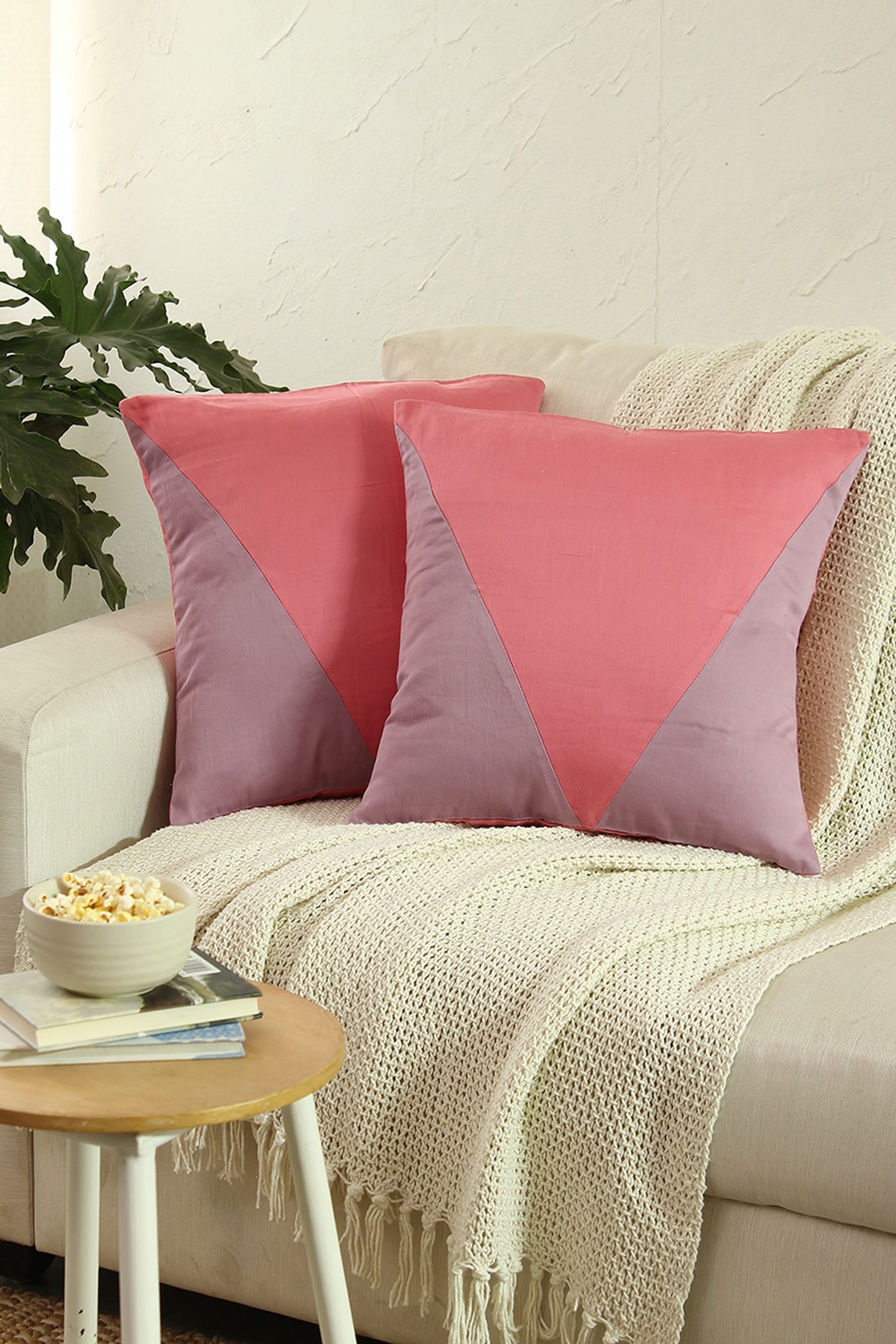 Buy Jyamiti Colorblock Cushion Covers 2 Pcs Set by House This at Aza ...