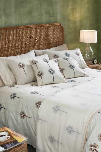 Buy Houmn Cotton Common Ivy Block Print Bedsheet Set Online | Aza Fashions