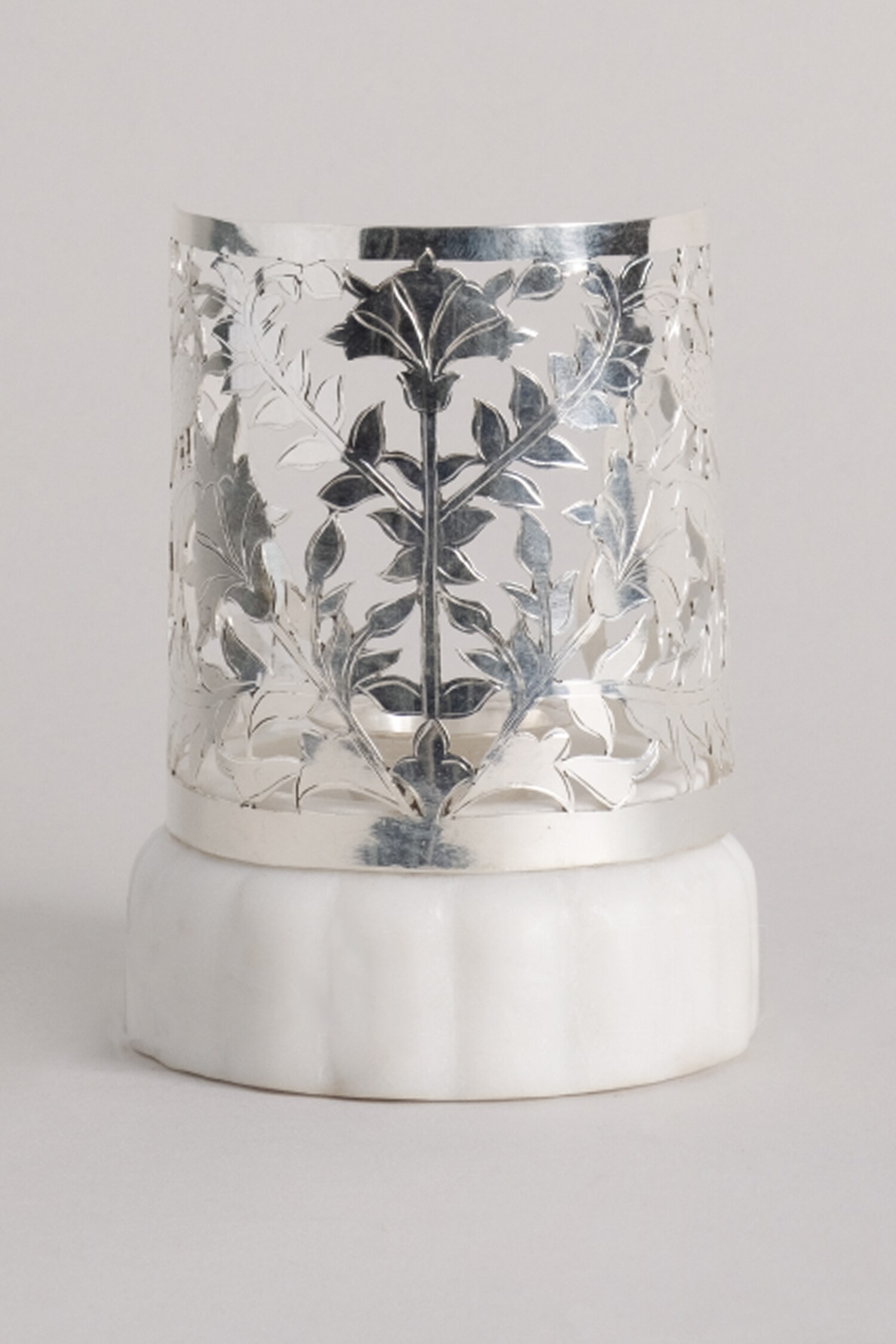 Buy Peacock Jali T-light by Kaksh Studio at Aza Fashions