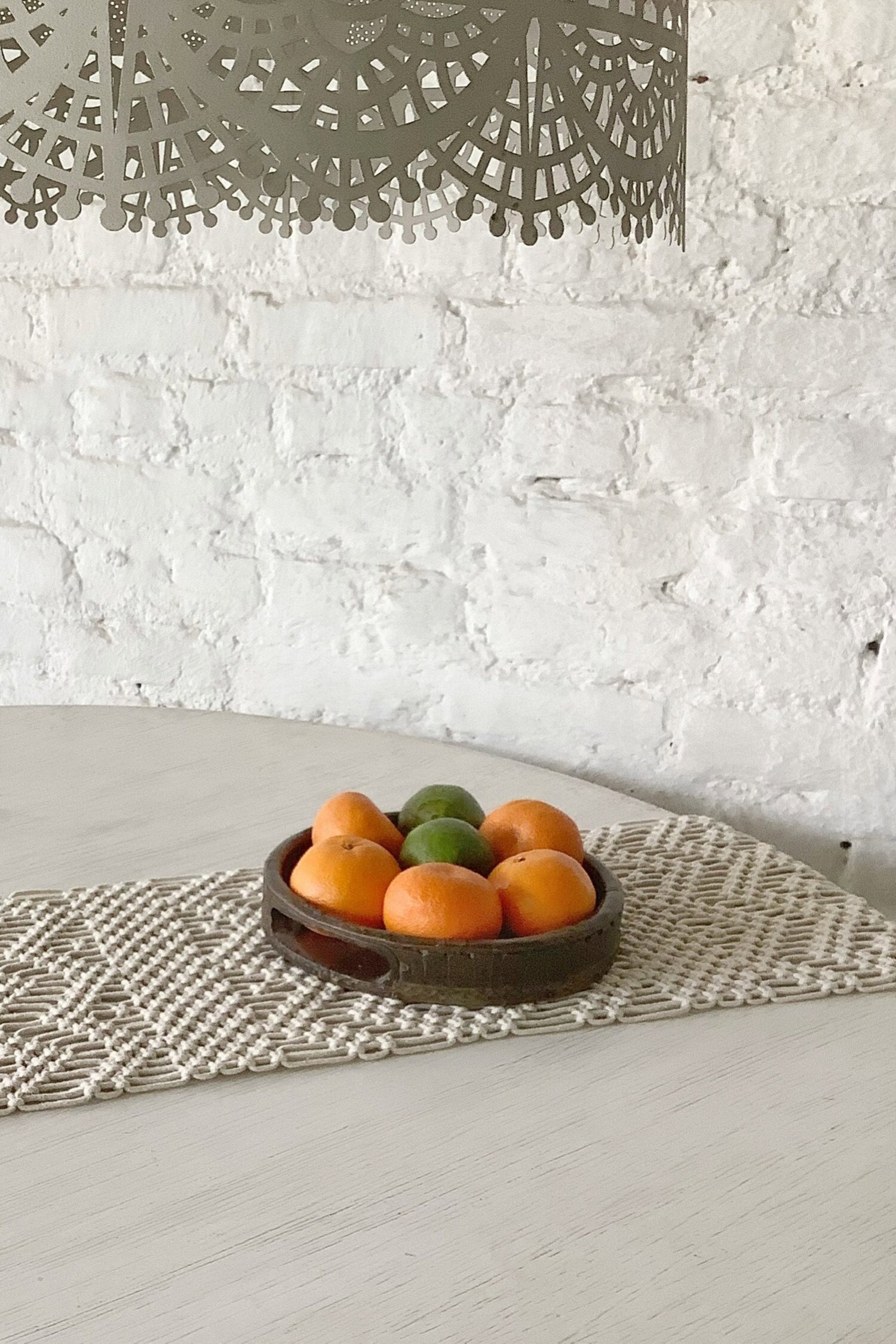 Buy La Playa Macrame Bohemian Table Runner by Studio Covers at Aza Fashions