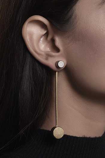 Buy De'anma Geometric Statement Earrings Online | Aza Fashions
