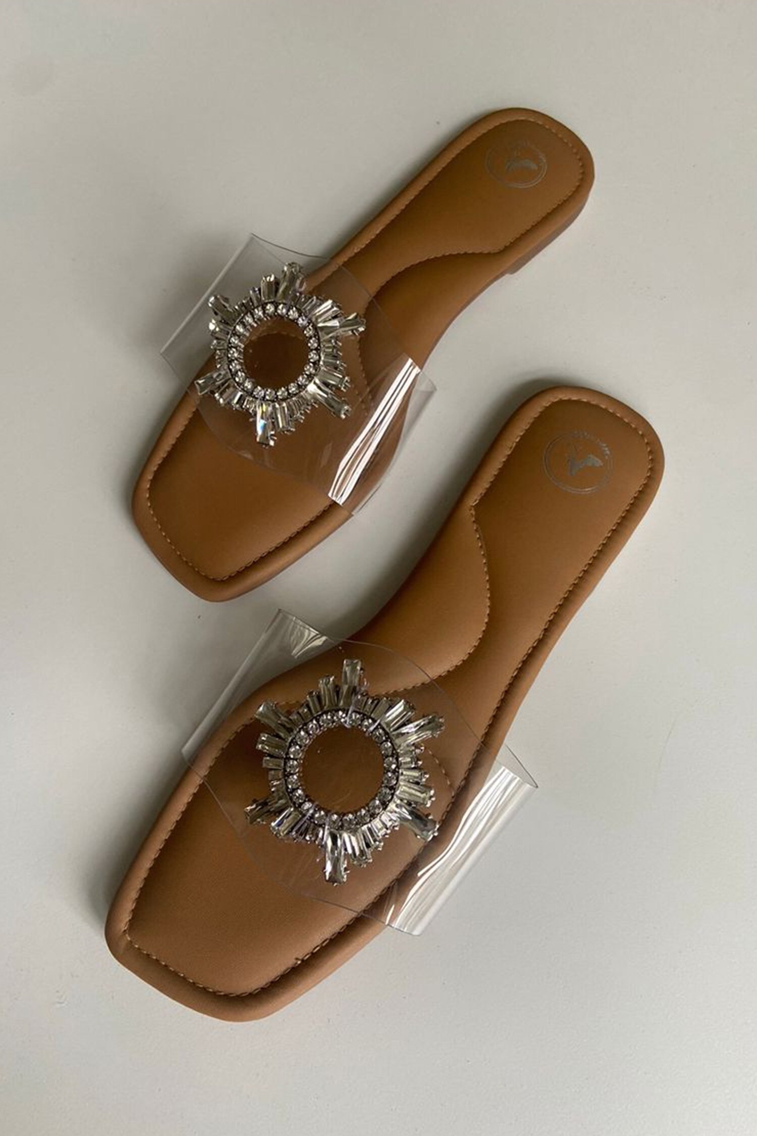 Buy Brown Crystal Stone Brooch Embellished Star Sliders by Sana K ...