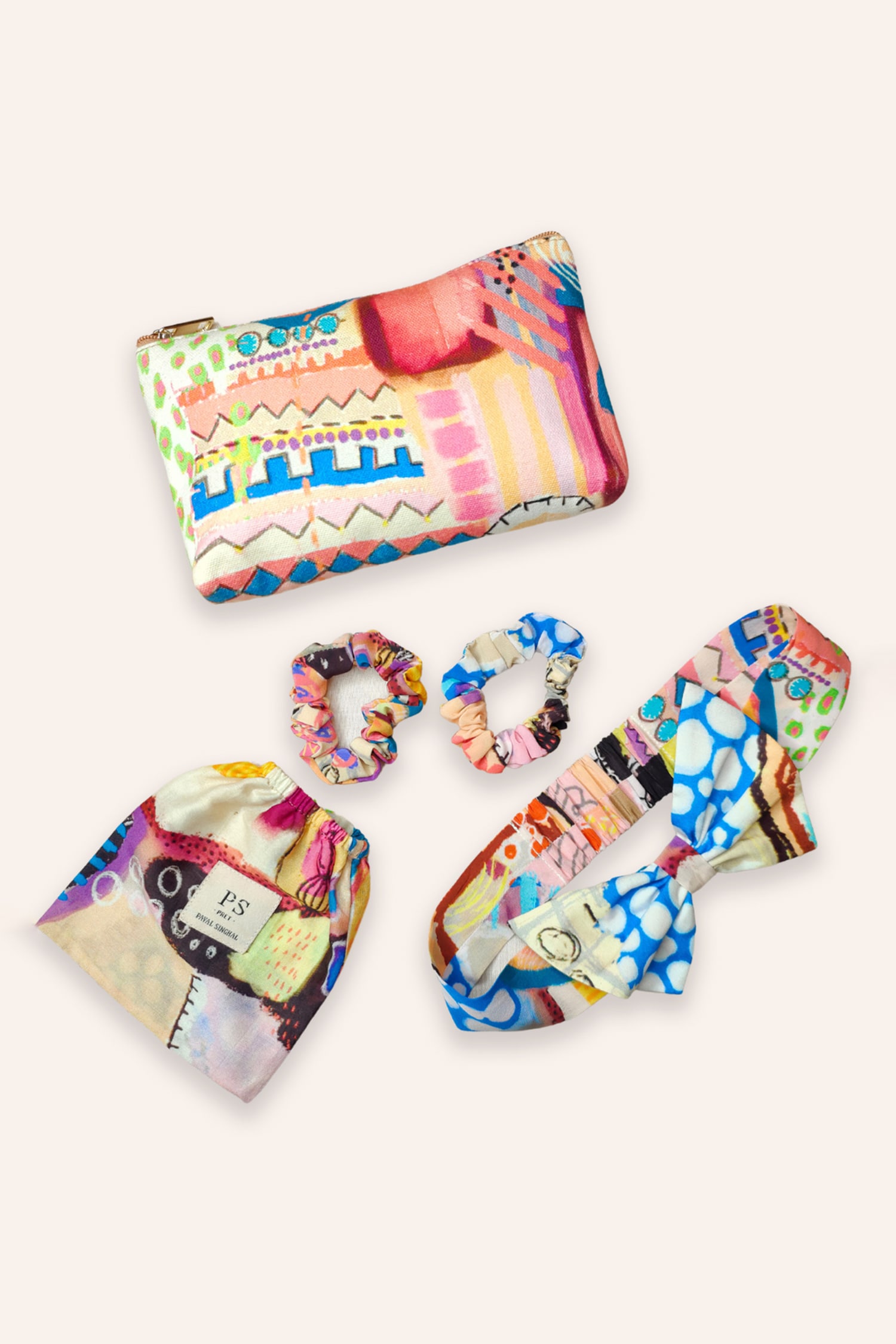 Buy PS Kids by Payal Singhal Multi Color Trance Print Gift Hamper For ...