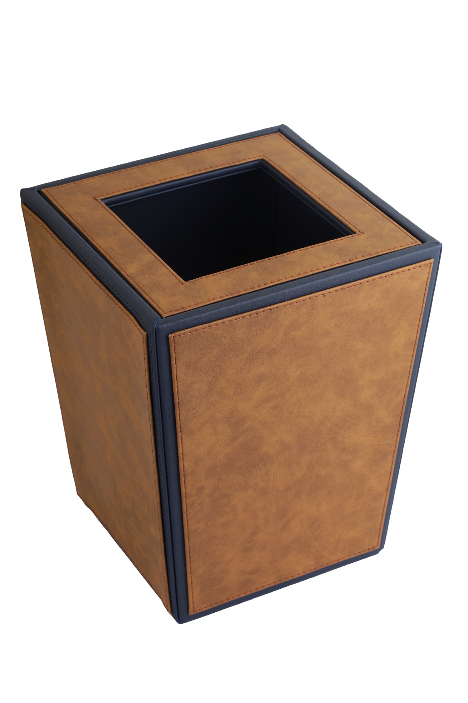 Buy NADORA Duo Tone Vegan Leather Dustbin Online | Aza Fashions
