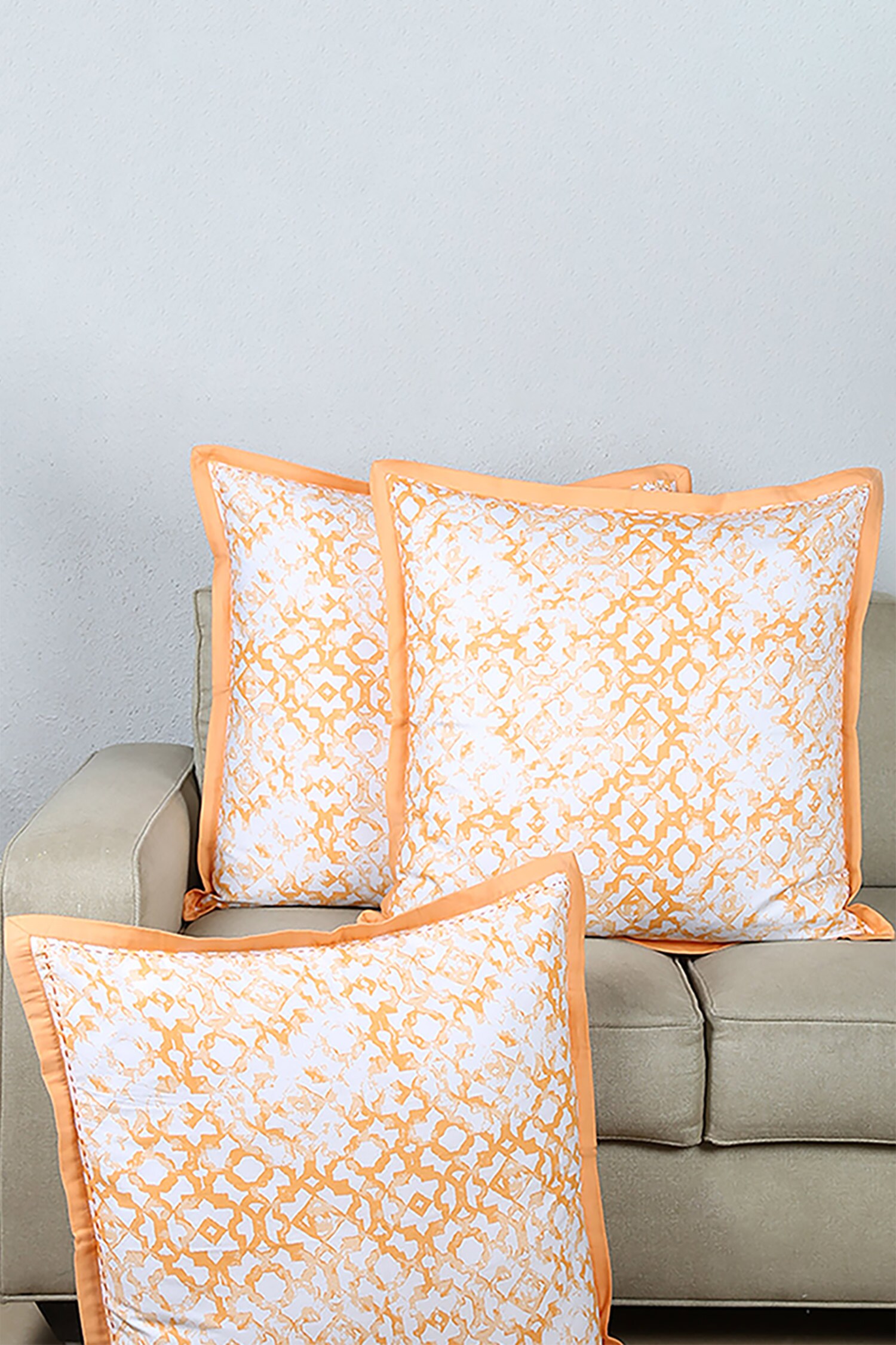 Buy House This Jaali Print Cushion Cover - 3 Pcs Online | Aza Fashions