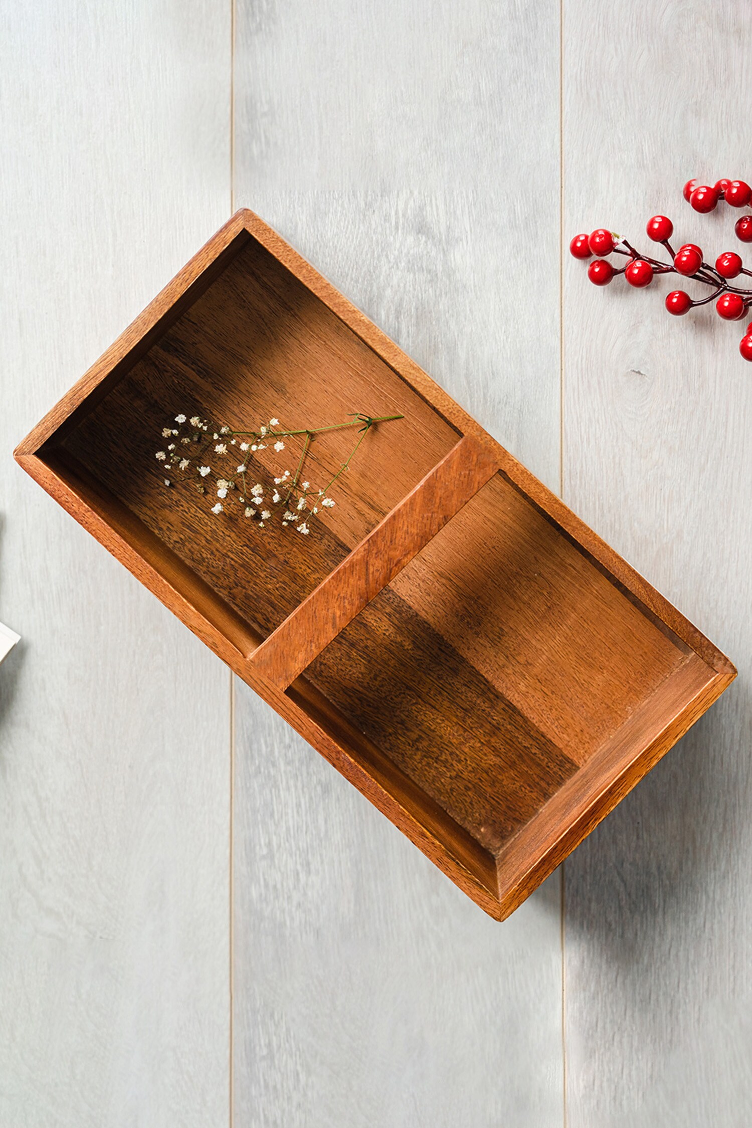 S.G. Home Brown Wood Open Storage