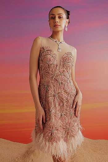 Buy Not So Serious By Pallavi Mohan Pink Tulle Triana Rafflesia Garden ...